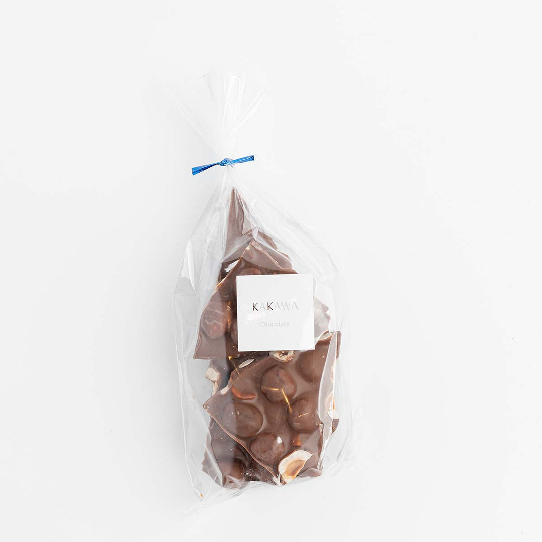 Caramelised Hazelnut Milk Chocolate Slab | Kakawa Chocolates